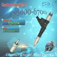 China Denso Original Fuel Injector 095000-6701 for Toyota HOWO Common Rail 0950006701 for sale