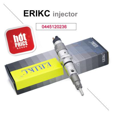 China ERIKC 0445120236 Bosch Common Rail Diesel Injector 0 445 120 236 for Komatsu Cummins Trucks for sale