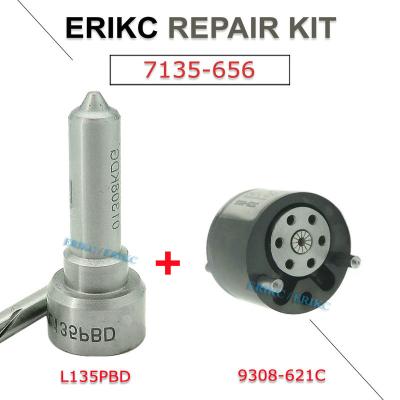 China ERIKC 7135-656 Diesel Injector Repair Kit EJBR00504Z Nozzle L135PBD Valve 9308-621C 15g for sale