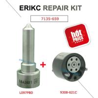 China ERIKC 7135-659 Diesel Injector Control Valve 9308-621C Nozzle L097PBD Repair Kit DSLA 150 FL 097 for sale