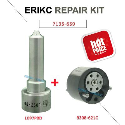 China ERIKC 7135-659 Diesel Injector Control Valve 9308-621C Nozzle L097PBD Repair Kit DSLA 150 FL 097 for sale