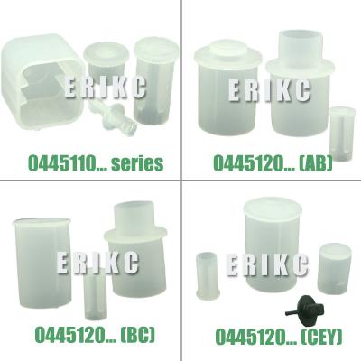 China For BOS injector plastic protection cap E1021021, common rail car injector flip spouted cap and practical production cap for sale