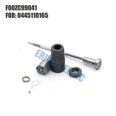 China ERIKC 0445110165 BOS Common Rail Injector Repair Kit FOOZC99041 Nozzle Valve 6 Month Warranty for sale