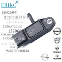 China ERIKC MAP Sensor 0281002593 8200225971 Intake Air Manifold Absolute Pressure for Suzuki Nissan Renault for sale