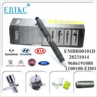 China Delphi Diesel Common Rail Injector EMBR00101D 28236381 R00101D 9686191080 for FIAT FORD KIA HYUNDAI for sale