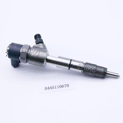 China ERIKC 0445110670 Common Rail Injector for Bosch 0 445 110 670 Diesel Truck Nozzle for sale