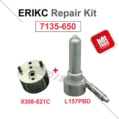 China ERIKC 7135-650 Delphi Injector Repair Kit A6640170221 Nozzle L157PBD Control Valve 9308-621C for EJBR04701D for sale