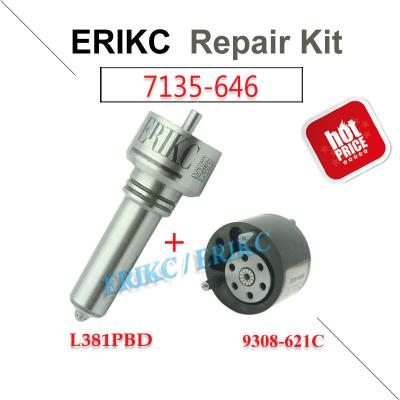 China ERIKC 7135-646 Delp Injector Repair Kit Nozzle L381PBD Valve 9308-621C Diesel Injection Parts for DACIA for sale