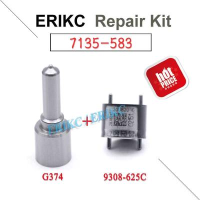China ERIKC Common Rail Injector Repair Kit 7135-583 Nozzle G374 Valve 9308-625C for Ssangyong EMBR00301D for sale
