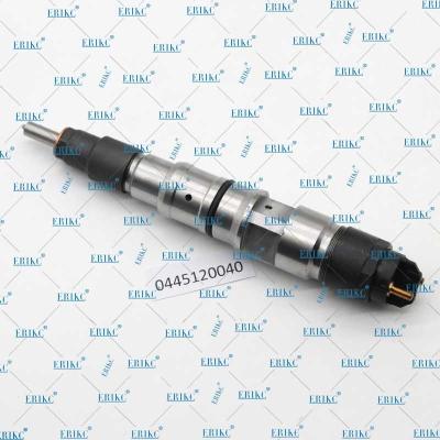 China ERIKC Common Rail Injector 0445120040 490g for DAEWOO DOOSAN Diesel Fuel Injector for sale