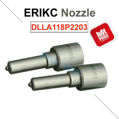 China ERIKC DLLA118P2203 Fuel Injector Nozzle 0 433 172 203 6 Hole 0.15mm 118 Degree for Bosch for sale