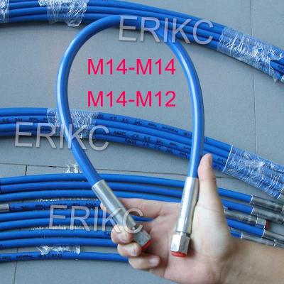 China ERIKC Common Rail Injector Test Bench High Pressure Tubing M14-M12 M14-M14 1000mm for sale