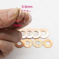 China ERIKC E1021065 Brass Copper Washer for Common Rail Injector 1mm S Type 0.6mm P Type 5PCS for sale