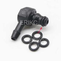 China ERIKC Sealing Ring T and L Shape Return Pipe Joint Rubber Black Sealing Ring for Denso/Bosh for sale