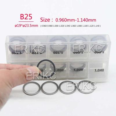 China ERIKC B25 Common Rail Injector Shim 50 Pieces Fuel Injector Base Washer Set Standard Sealing For BOS for sale