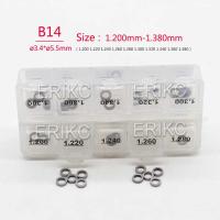China ERIKC B14 Diesel Fuel Injector Washers 100 Piece Set 1.20mm-1.58mm For BOS Common Rail Injectors for sale
