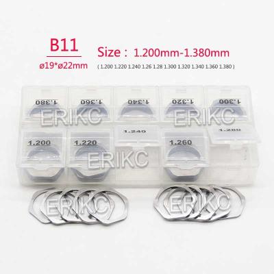 China ERIKC B11 Common Rail Injector Adjusting Shim 50pcs Nozzle Lift Shim for Bosch 110 120 Series for sale