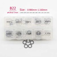 China ERIKC B22 Armature Overlift Shim Set 50 pcs 0.98mm-1.16mm for Bosch Common Rail Injector for sale