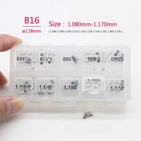 China ERIKC Diesel Injector Shim Kit 50pcs B16 Calibration Washers 1.08-1.17mm for sale