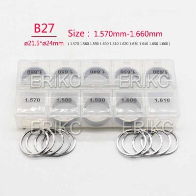 China ERIKC Diesel Common Rail B27 Calibration Shim for Denso Injector Adjusting 50 Pieces for sale