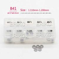 China ERIKC B41 Diesel Adjusting Shim Common Rail Injector Shim Size 1.11-1.2mm 600pcs Set for sale