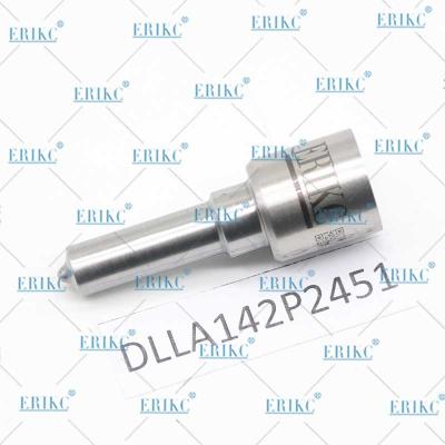 China ERIKC DLLA142P2451 Fuel Injector Nozzle 0433172451 126° Spray Angle for BOS 0445120369 for sale