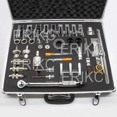 China ERIKC 40-Piece Common Rail Injector Repair Tool Set for Diesel Fuel Injector Disassembly for sale