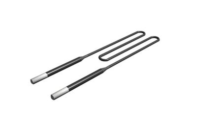 China W-Shape MoSi2 Heating Element 500mm 600mm 700mm | Molybdenum Disilicide 220V/380V High Temperature Resistance for sale