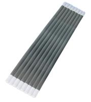 China ED Type 100W Silicon Carbide Heating Elements 1600°C with 8-54mm Diameter and 0.3-8.6Ω Resistance Range for sale
