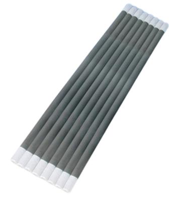 China ED Type 100W Silicon Carbide Heating Elements 1600°C with 8-54mm Diameter and 0.3-8.6Ω Resistance Range for sale