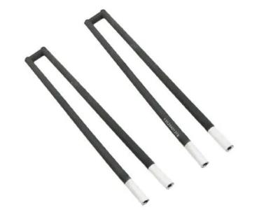China U-Shaped Silicon Carbide Heating Rod 1600°C Max Temperature with Aluminum Metallized Cold Ends for Industrial Furnaces for sale