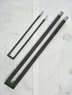 China High Temperature Silicon Carbide Electric Furnace Element 1500°C U-Shaped SiC Rod 8-54mm OD for sale