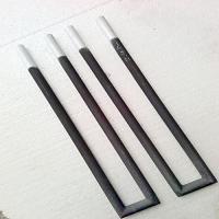 China 380V U-Shaped Silicon Carbide Heating Rods with 8000+ Hour Lifespan and 0.3-8.6 Ohm Resistance Range for sale