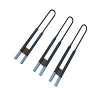 China 300W U-Type Molybdenum Disilicide Heating Element 1800°C MoSi2 Heater 6mm Diameter 220V for sale