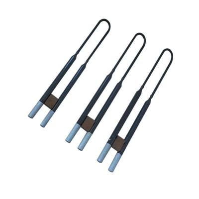 China 300W U-Type Molybdenum Disilicide Heating Element 1800°C MoSi2 Heater 6mm Diameter 220V for sale