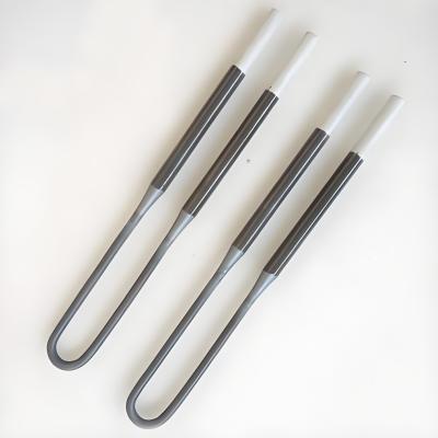 China 300mm U Type Molybdenum Disilicide Heater 1800°C High Temperature MoSi2 Heating Element for sale