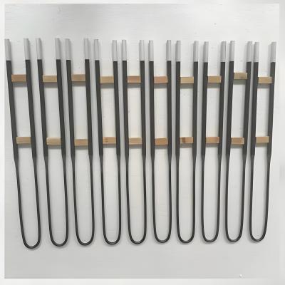 China U-Type Molybdenum Disilicide Heating Element 1800°C Max Temperature with 18-20 W/mK Thermal Conductivity for sale