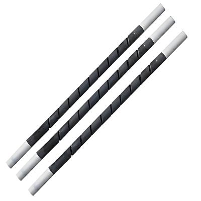 China SG Type SiC Heating Element 1600°C 220V Single Threaded Silicon Carbide Rod for sale