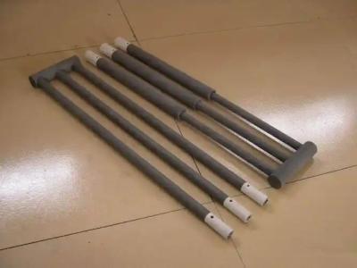 China W Type SiC Heating Elements 300mm 1500W Silicon Carbide Rod for Float Glass for sale
