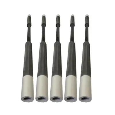 China Grade 1600 Silicon Carbide Heating Elements 4000mm Length 54mm Diameter DB Type Industrial Furnace Rods for sale