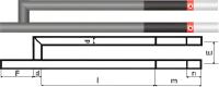 China G Type SiC Heating Elements 1600°C 3.5kW High Temperature Silicon Carbide Rod for sale