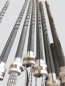 China SGR Type SiC Heating Elements 1600°C 500-3000W Double Threaded Silicon Carbide Rod for sale