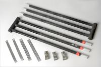 China High Temperature SiC Element 1400C Silicon Carbide Heating Rod for sale