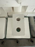 China Double Hole Ceramic Support Block - High Temperature Resistance up to 1600°C for Industrial Furnaces for sale