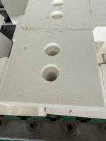 China Double Hole Ceramic Support Block - High Temperature Resistance up to 1600°C for Industrial Furnaces for sale
