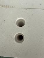 China Double Hole Ceramic Support Block - High Temperature Resistance up to 1600°C for Industrial Furnaces for sale