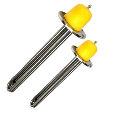 China Durable Flange Stainless Steel Heating Tube 110V-480V with High Efficiency Temperature Control for sale