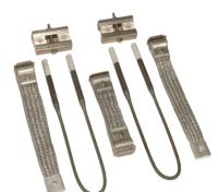 China Stainless Steel Metal Fixture for Molybdenum Silicide Heating Elements 1800C for sale