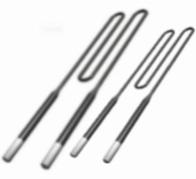 China W-shaped Molybdenum Disilicide Rod 1800°C for Laboratory High-Temperature Furnace Heating Element for sale