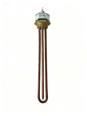 China Copper Immersion Liquid Electric Heater with Temperature Control for Industrial Oil and Water Heating Applications for sale